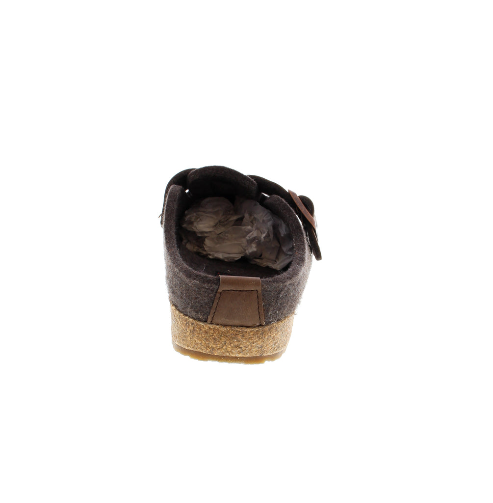 Haflinger Women's GZB Buckle | Smokey Brown – Sole City Shoes